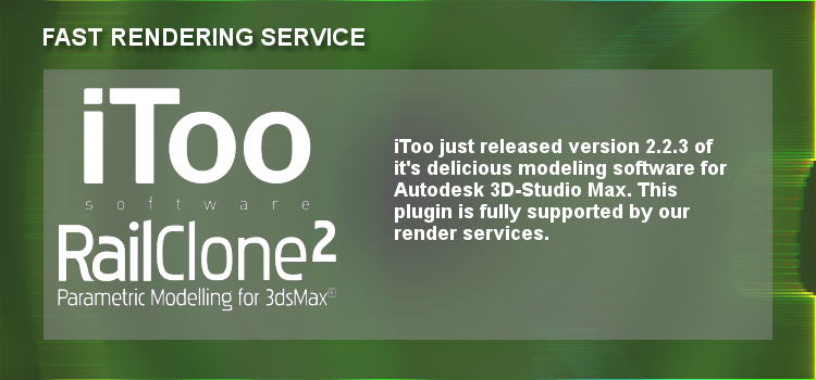 iToo render farm: Forest Pack 4.2.2 has just been released. It is from ...