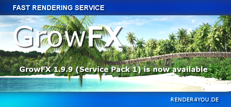 GrowFX 1.9.9 now supported by Render4You